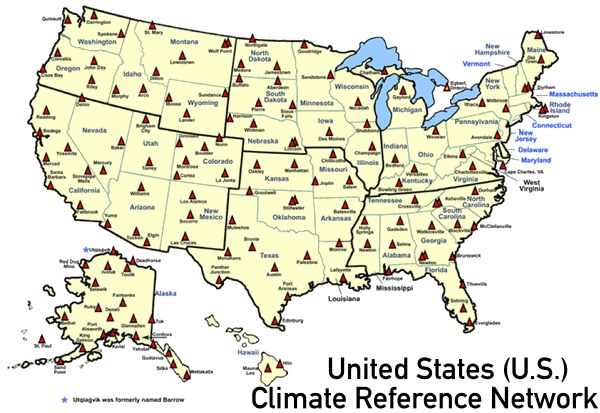 In situ observations of meteorological and soil variables from the US Climate Reference Network ...