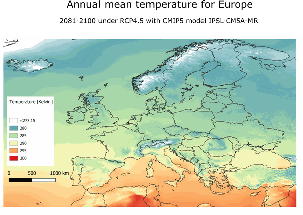 Downscaled bioclimatic indicators for selected regions from 1950 to ...