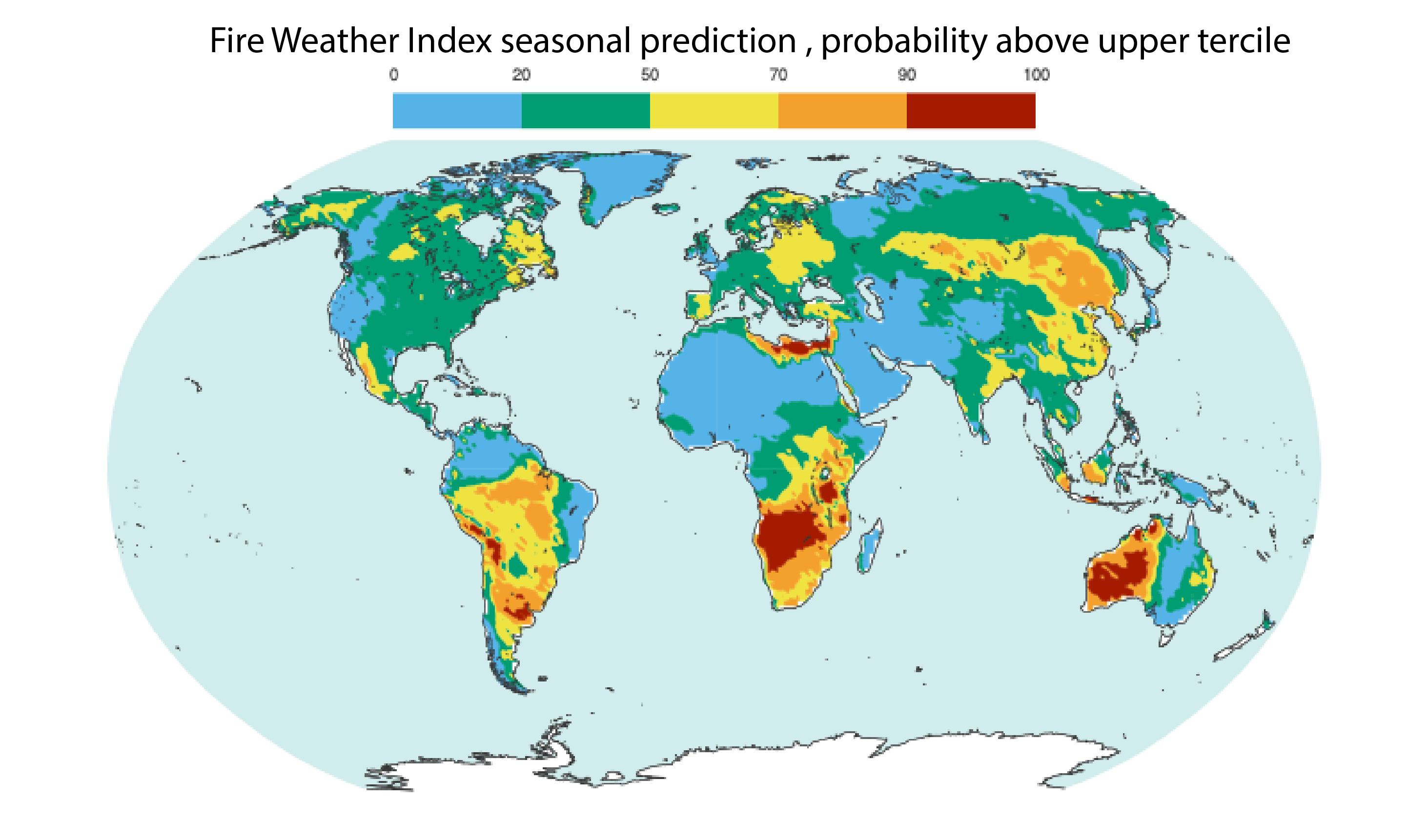 Seasonal forecast of fire danger indices from the Copernicus Emergency ...
