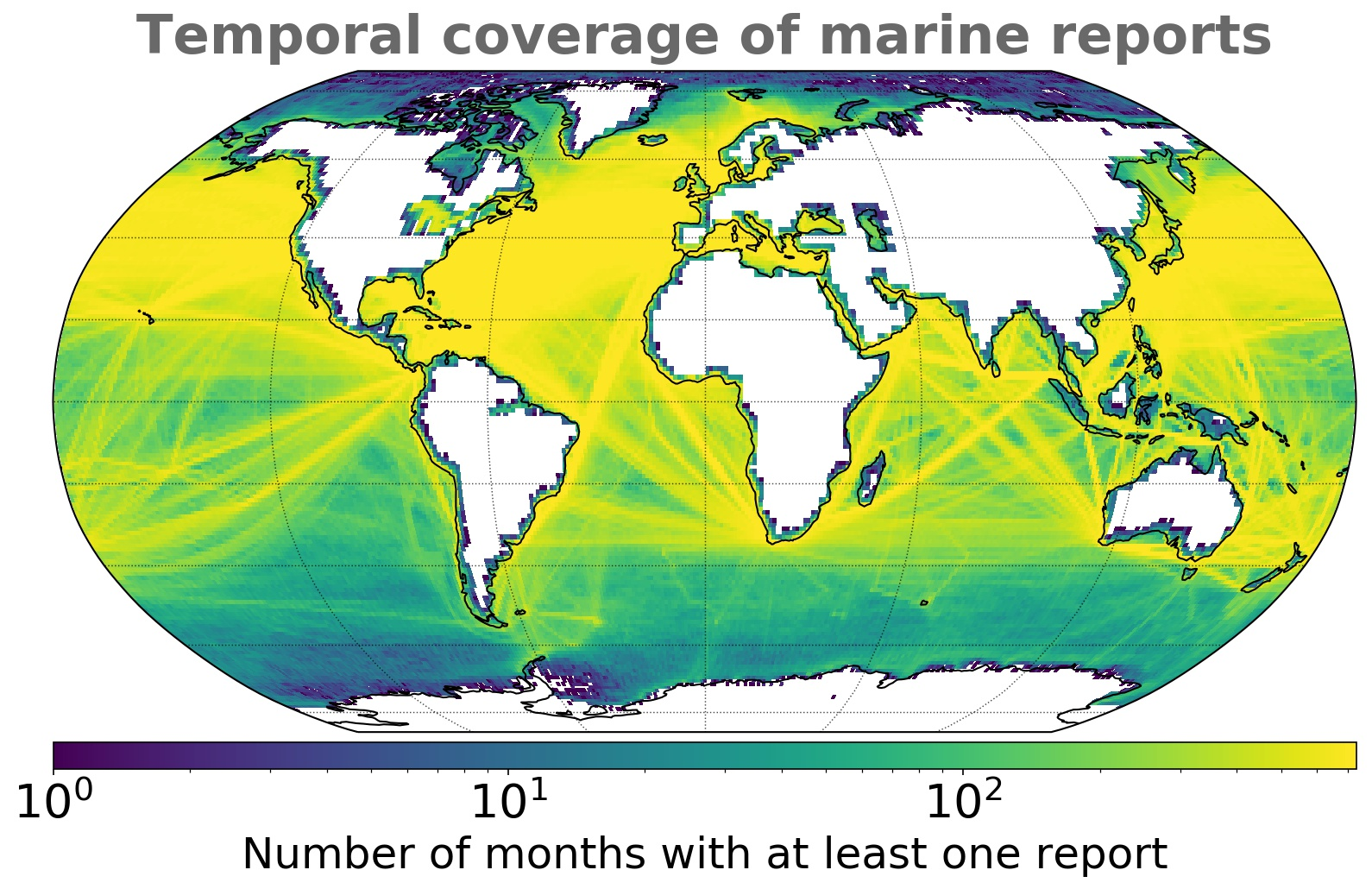 Global marine surface meteorological variables from 1851 to 2010 from ...