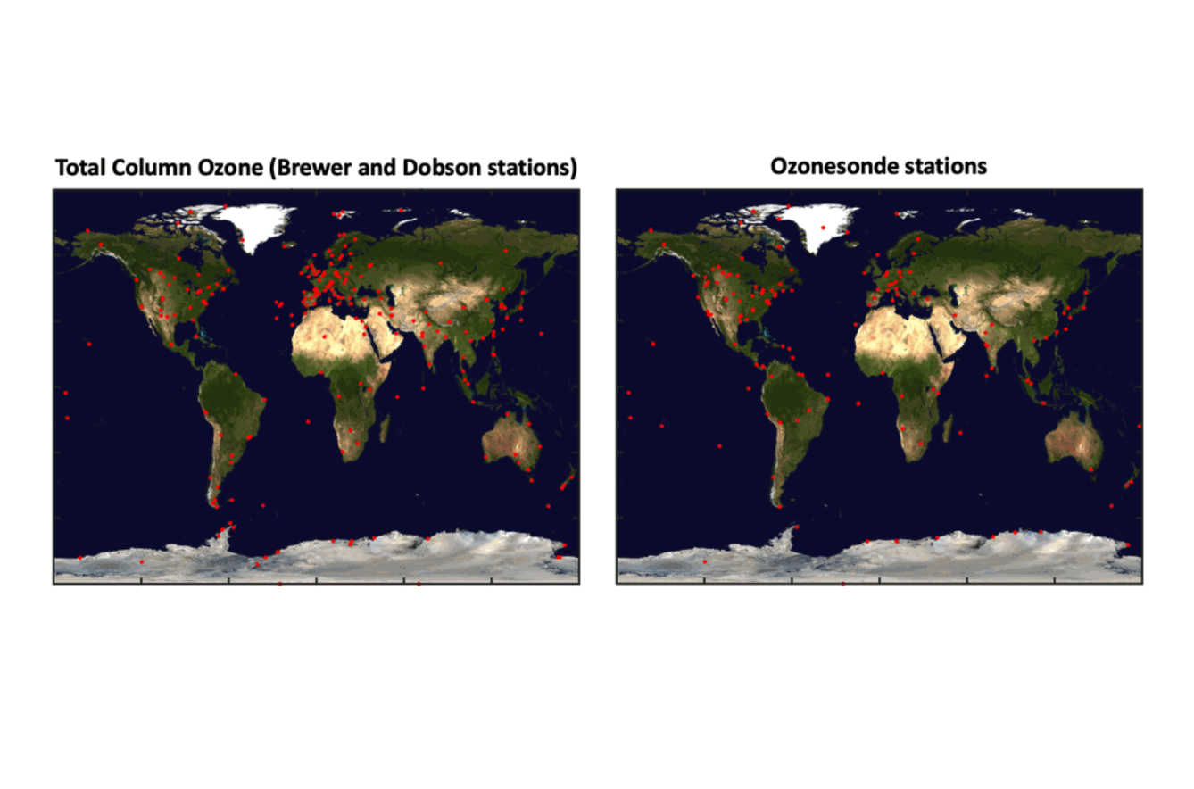 In situ total column ozone and ozone soundings from 1924 to present ...