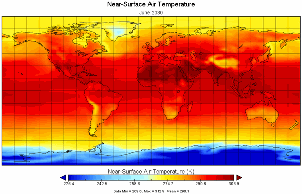 CMIP5 monthly data on single levels