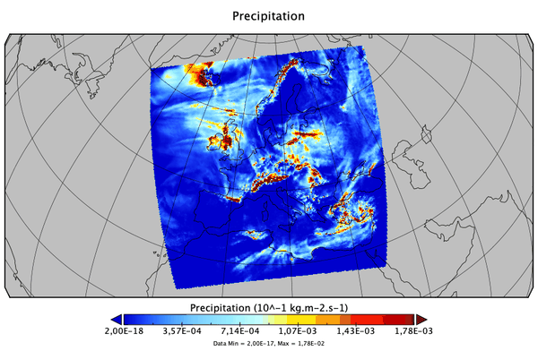Cordex Regional Climate Model Data On Single Levels